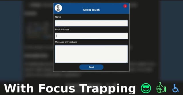 How to Trap Focus in Next.js and React | Stacknatic